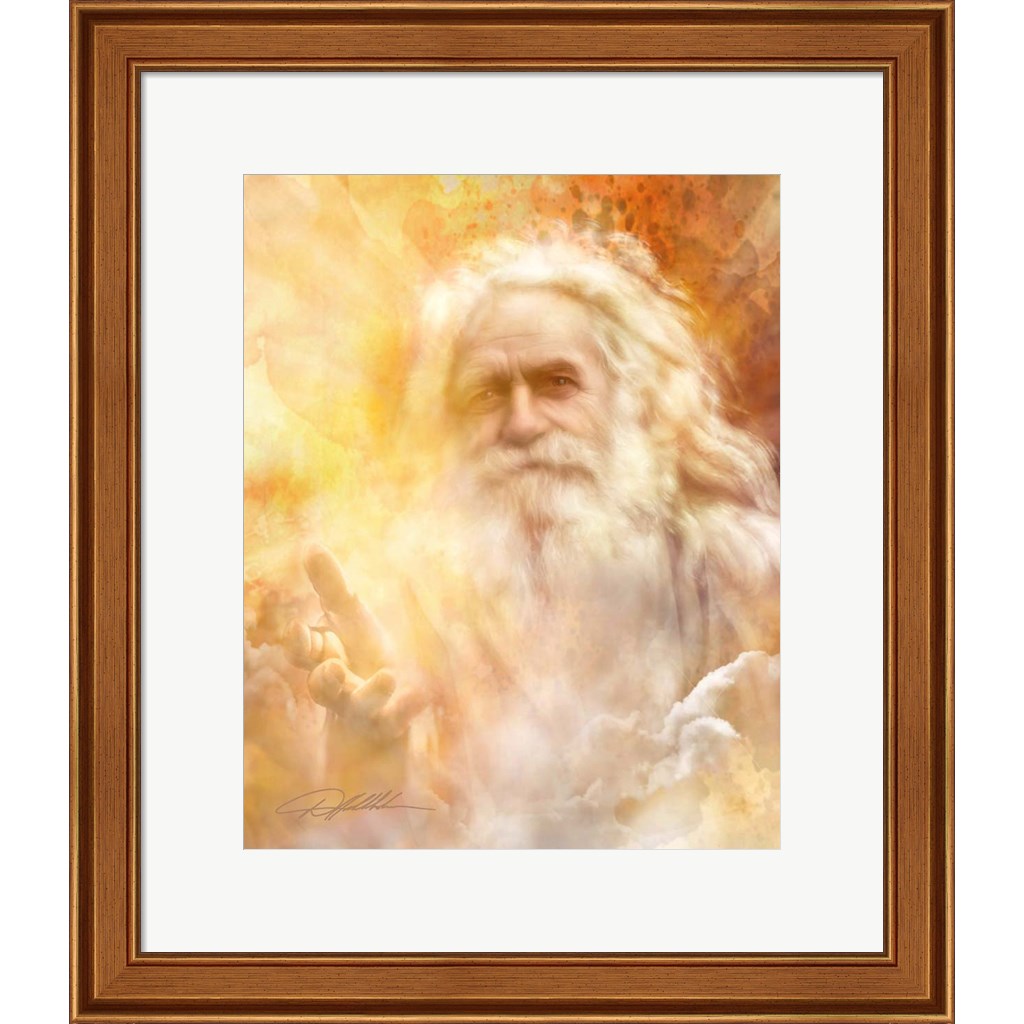 Great Art Now God the Father by Danny Hahlbohm, Framed Wall Art, 15.5W x 18H - Walmart.com