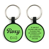 Personalized Silicone Dog Tags and Cat Tags, Custom Text Double Sided ...