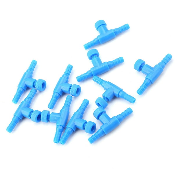 Blue Adjustable Airflow 10Pcs Fish Tank Airflow Control Valve, Airflow ...