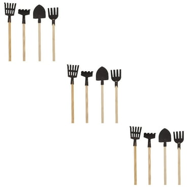 Emsco Group Little Diggers Kids' Plastic Garden Leaf Rake with Wood ...