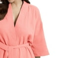 ITSAME Womens Robes, Comfy Cotton Solid Color Ladies Bathrobes Homewear ...