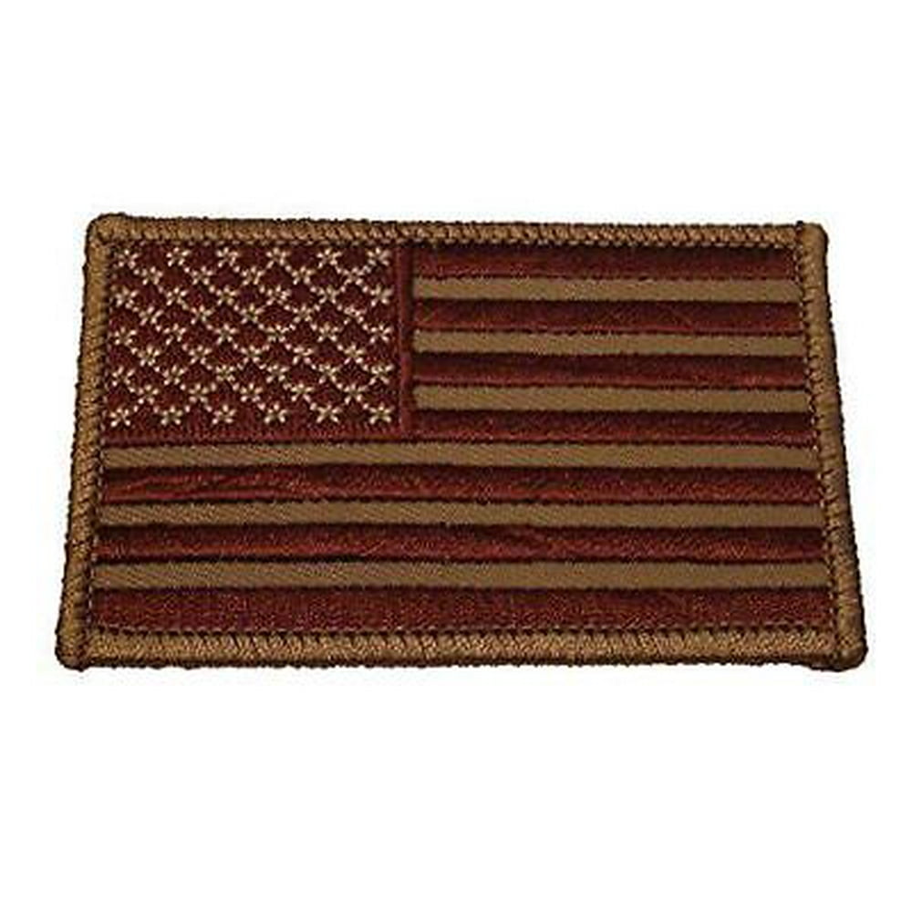 UNITED STATES US FLAG PATCH SUBDUED DESERT TAN PATRIOTIC STARS STRIPES ...