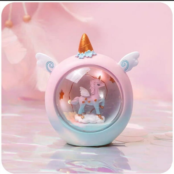 Fantasy Color Cartoon Unicorn Girl Star Light Crafts Unicorn Led Night ...