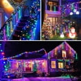 Outdoor Christmas Meteor Shower Falling Star Lights - 16 Inch, 8 Tubes ...