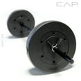 CAP Barbell Standard Vinyl Weight Plate Set, 50 lb (25 lb x 2 ...