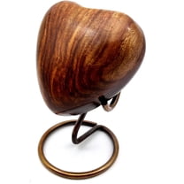 Tree Of Life Wooden Heart Urn Keepsake Cremation Urn for Human pet ...