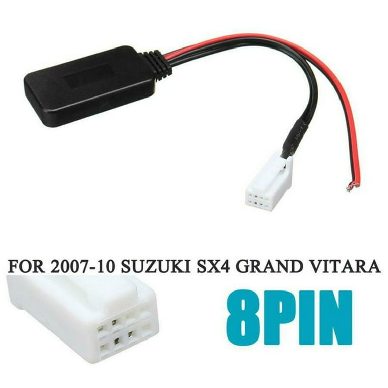 Bluetooth 4.0 Audio Stereo Adapter Aux Cable for Suzuki SX4 Grand Vitara 2007 10