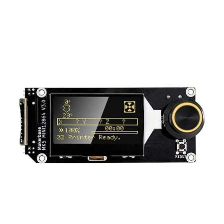 Makerbase Mks Mini12864 V3 Insert Sd Card Frontside Lcd Smart Display Screen 3D Printer Parts ...