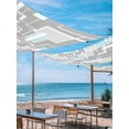 Abstract Lines Sun Shade Sail 14'X18' Black Gray Blue Rectangle ...