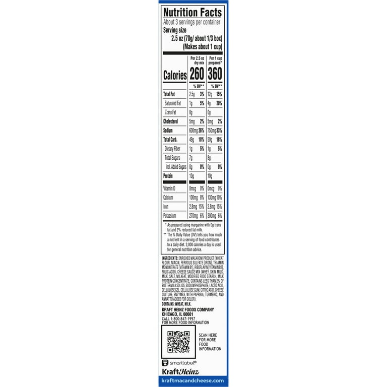 Kraft Macaroni And Cheese Shells