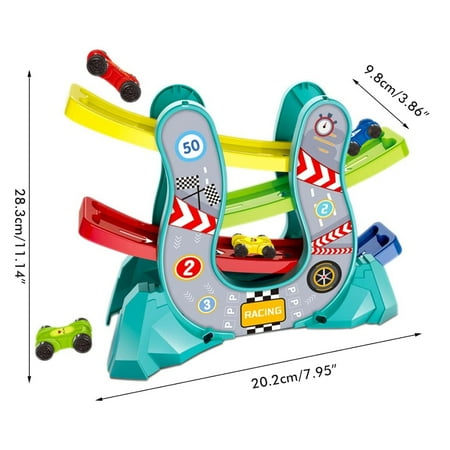 Kids Educational Toys Car Ramp Race Track Toy For Click Clack Racing ...
