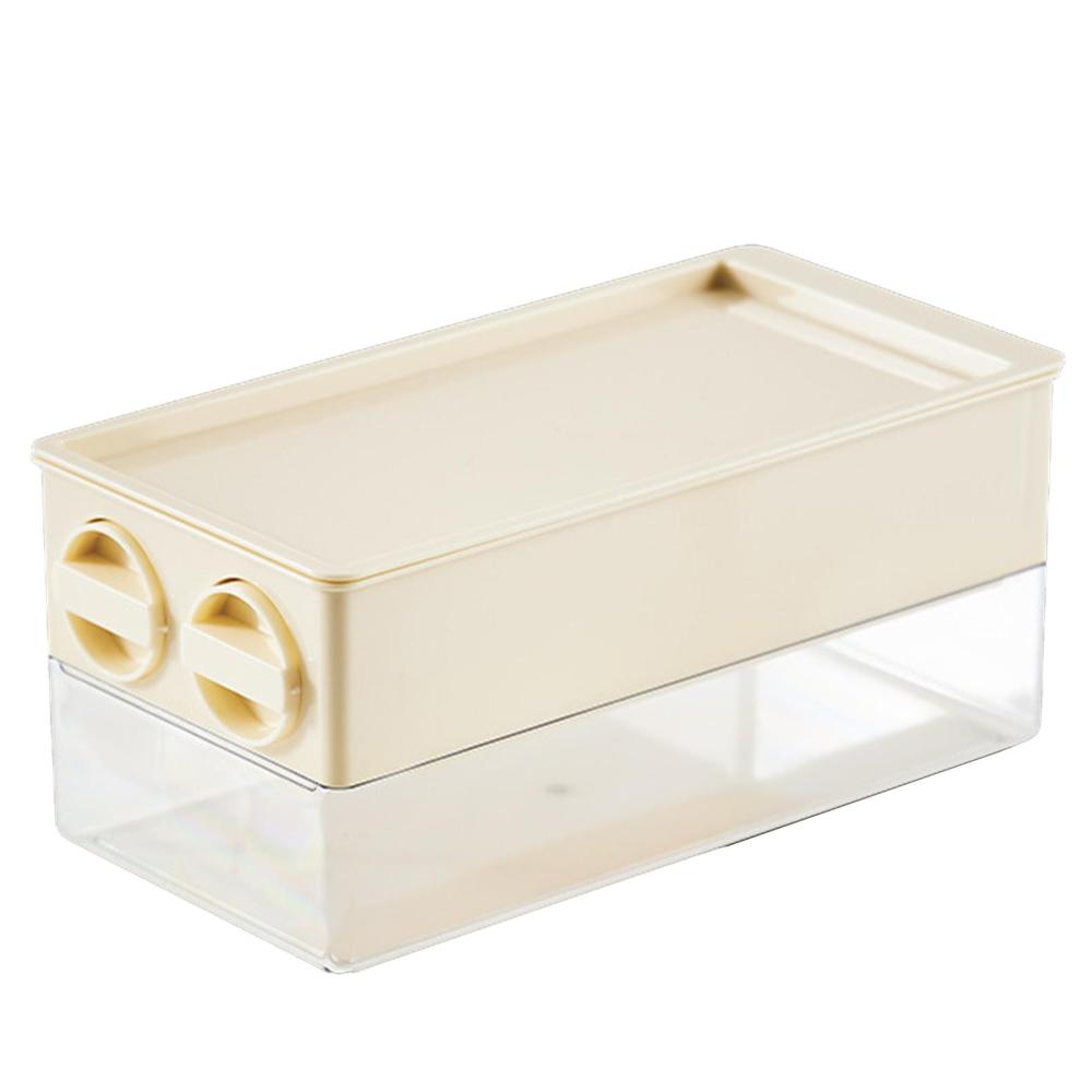 Ice Cube Tray with Lid and Bin|Rotating Ice Cube Molds&Trays|Ice Maker ...