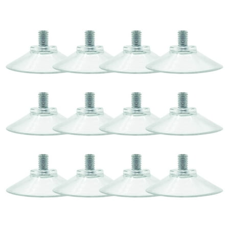 Agiferg 12PCS Suction Cup With Screw Thread Suction Cup With Cap PVC ...