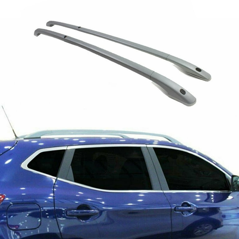 Roof Rack Side Rail Bar Gray For Nissan Qashqai 2014-up