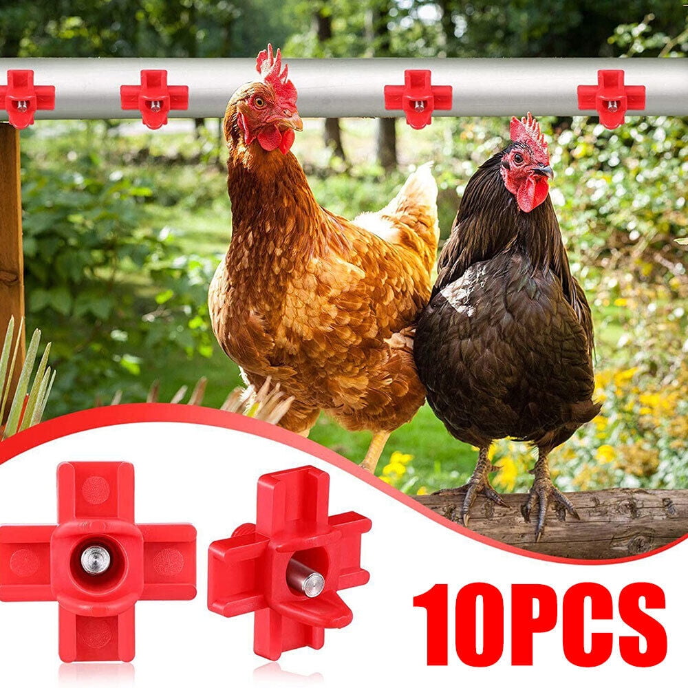 Chicken Nipples Waterer Automatic Poultry Drinkers Hen Bird Pigeon ...