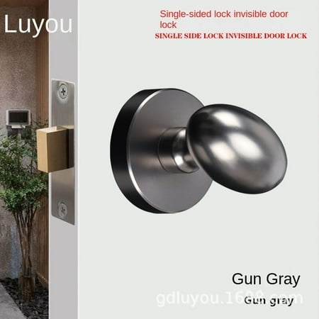 Lock Single-Sided Lock Indoor Handle Lock Bedroom Background Wall Door ...