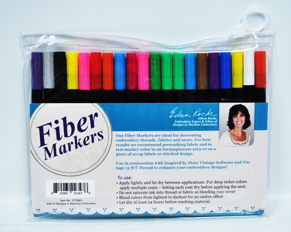 Fiber Markers 20 Colors Fabric Marker Set | Walmart Canada