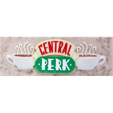 Friends Central Perk Reversible Hanging Sign Wall Art | 12 x 5 Inches ...