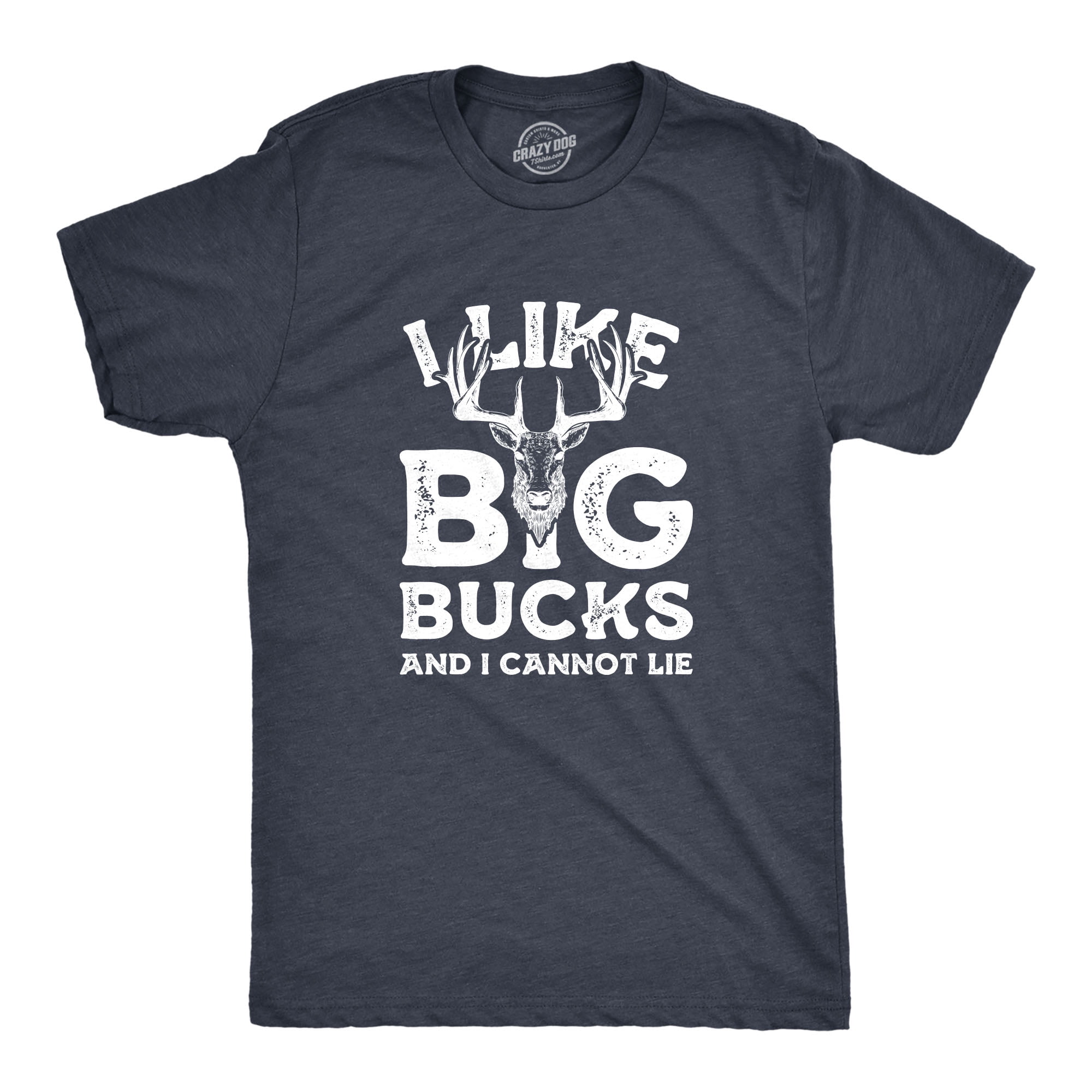 Buy Mens I Like Big Bucks And I Cannot Lie Tshirt Funny Deer Hunting