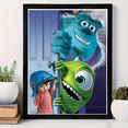 Monsters Inc. 5D Diy Cartoon Diamond Art Painting Kit Anime Character ...