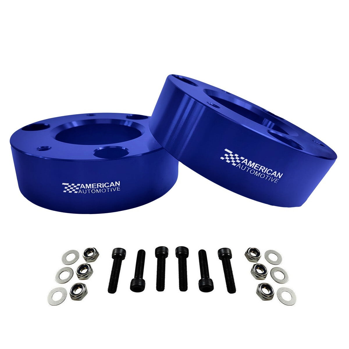 Chevy GMC Suburban Tahoe Yukon Avalanche 3" Blue Front Aluminum Spacers ...
