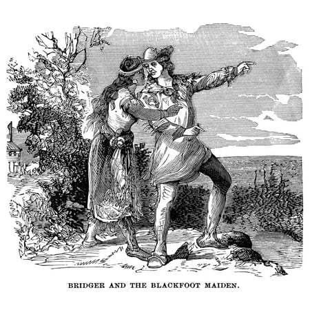 James Bridger (1804-1881). /Namerican Fur Trader And Mountain Man ...