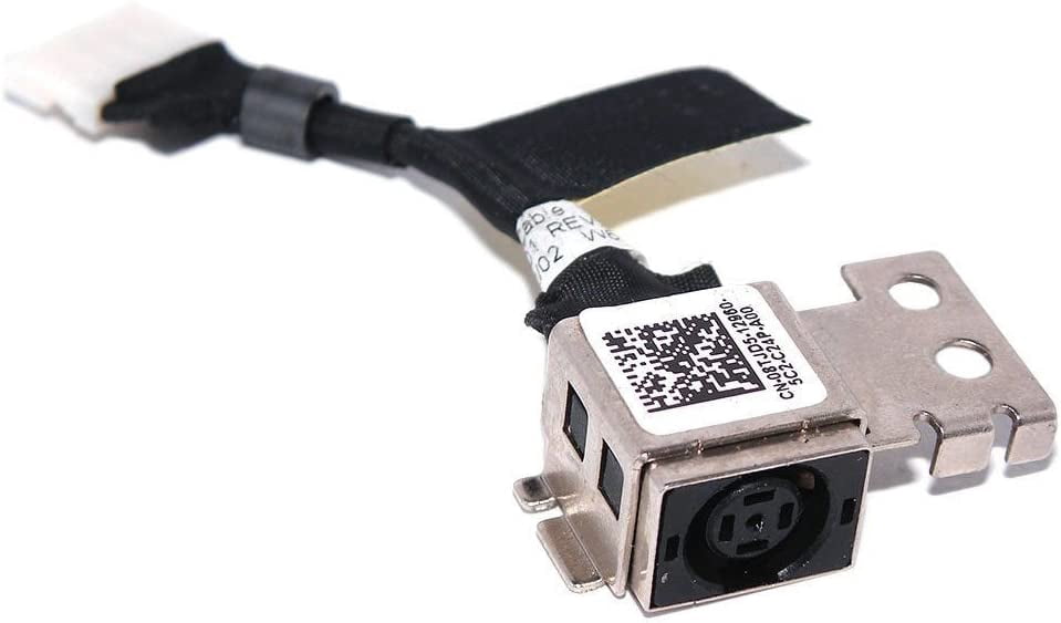 New AC DC Jack Power Plug in Charging Port Connector Socket with Wire ...
