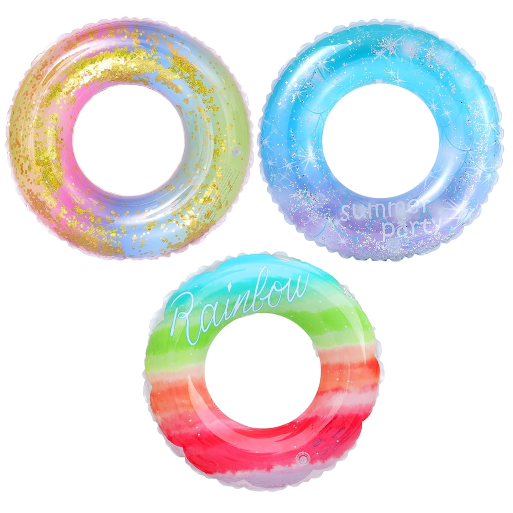 3pcs Inflatable Swim Rings for Kids Toys,Summer Beach Swimming Pool ...