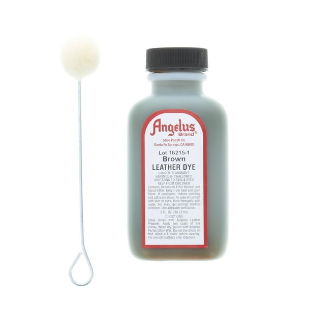 Angelus® Leather Dye, 3 oz. Brown - Walmart.com