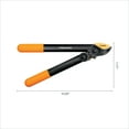 Fiskars PowerGear Titanium Lopper (15"), Compound-Action Bypass Lopper ...