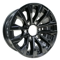 eCustomrim Aluminum Trailer Rim 16 Inch 16X6 8 Lug On 6.5 Inch Black ...