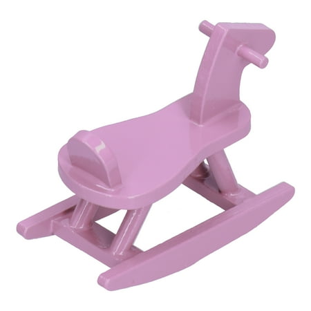 Miniature Rocking Horse, Cute Exquisite Simulated Vivid Dollhouse ...