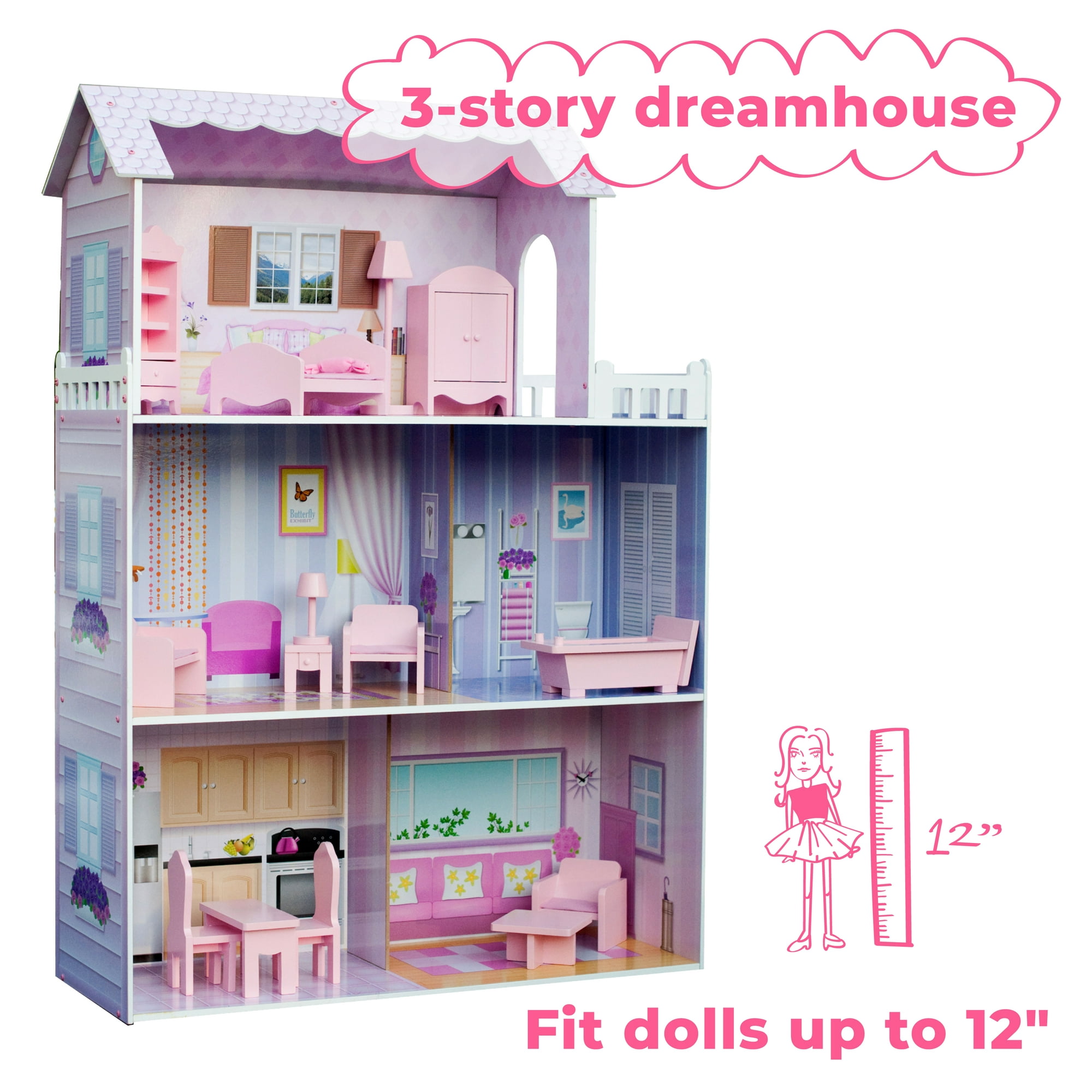 Teamson Kids Fancy Mansion Doll House