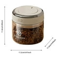 YaoZQ Airtight Coffee Canister, Glass Storage Jar with Date Tracker ...