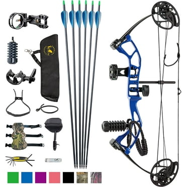 Compound Bow 30-55lbs 24"-29.5"Let-Off 75% Archery Hunting Equipment ...