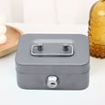 Piggy Bank with Lock And Key Portable Lockable Mini Cash Box Money Bank ...