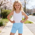 Bike Shorts for Girls Basic Cartwheel Shorts Under Dress Kids Summer ...