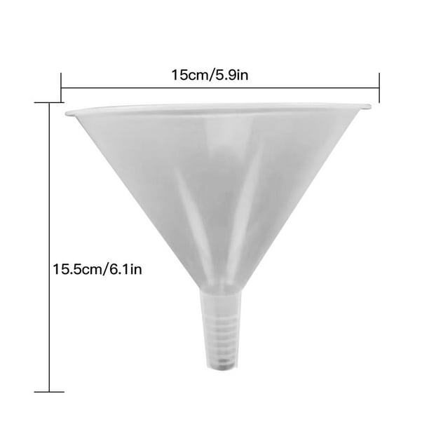 Oil Water Filling Funnel Kitchen Laboratory Garage PP Plastic ...