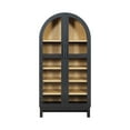 Better Homes & Gardens Juliet Arch Cabinet, Black Finish - Walmart.com