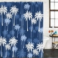 72x78 Inch Shower Curtain Tropical Palm Tree Bathroom Decor, Waterproof ...