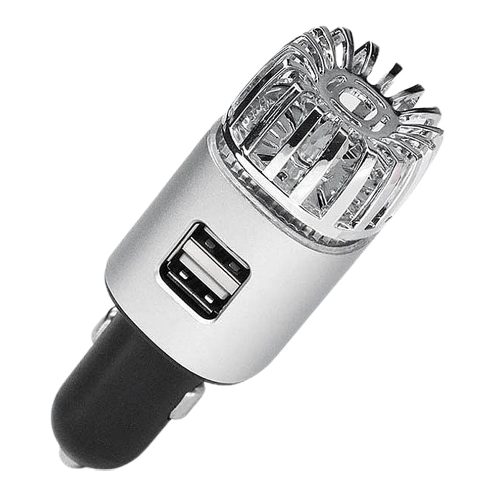 Car Air Purifier Ionizer - 12V Plug-in Ionic Anti-Microbial Car ...