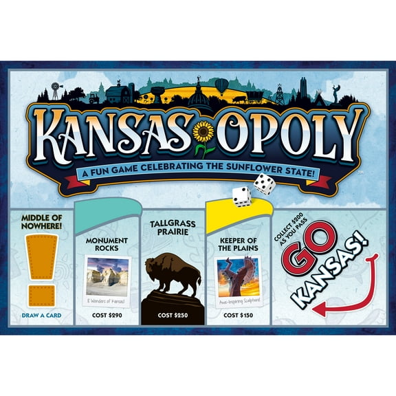 Oklahoma City-Opoly Themed Family Board Game, 2-6 Players - Walmart.com