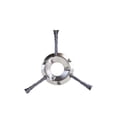 9-Inch 230mm Three-Blade Steel Wire Trimmer Head for Heavy-Duty Grass ...