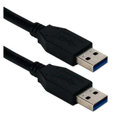 QVS 6ft USB 3.0/3.1 Compliant 5Gbps Type A Male to B Male Blue Cable ...