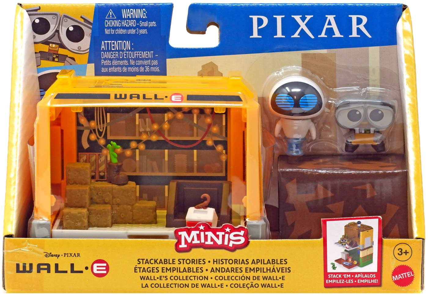 Disney / Pixar Wall-E Stackable Stories Mini Playset - Walmart.com