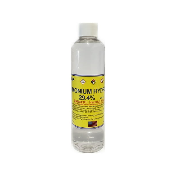 Ammonium Hydroxide Solution 29.4% 16oz - Walmart.com