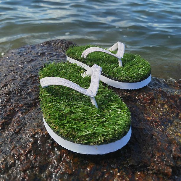 Gff Grass Flip Flop 43 white - Walmart.ca