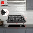 Gasland Chef 30 in. NG/LPG Convertible Gas Cooktop in Porcelain Enamel ...