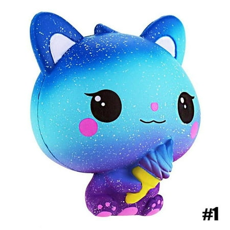 Slow Rising Galaxy Cat 15CM Squishies Jumbo Kawaii Squishy Scented ...