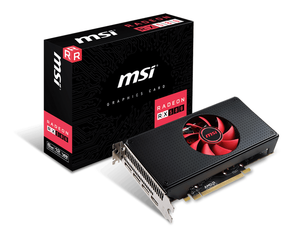 MSI RADEON RX580 8G V1 GDDR5 3xDP+1xHDMI PCIe x16 3.0 CrossFire ...